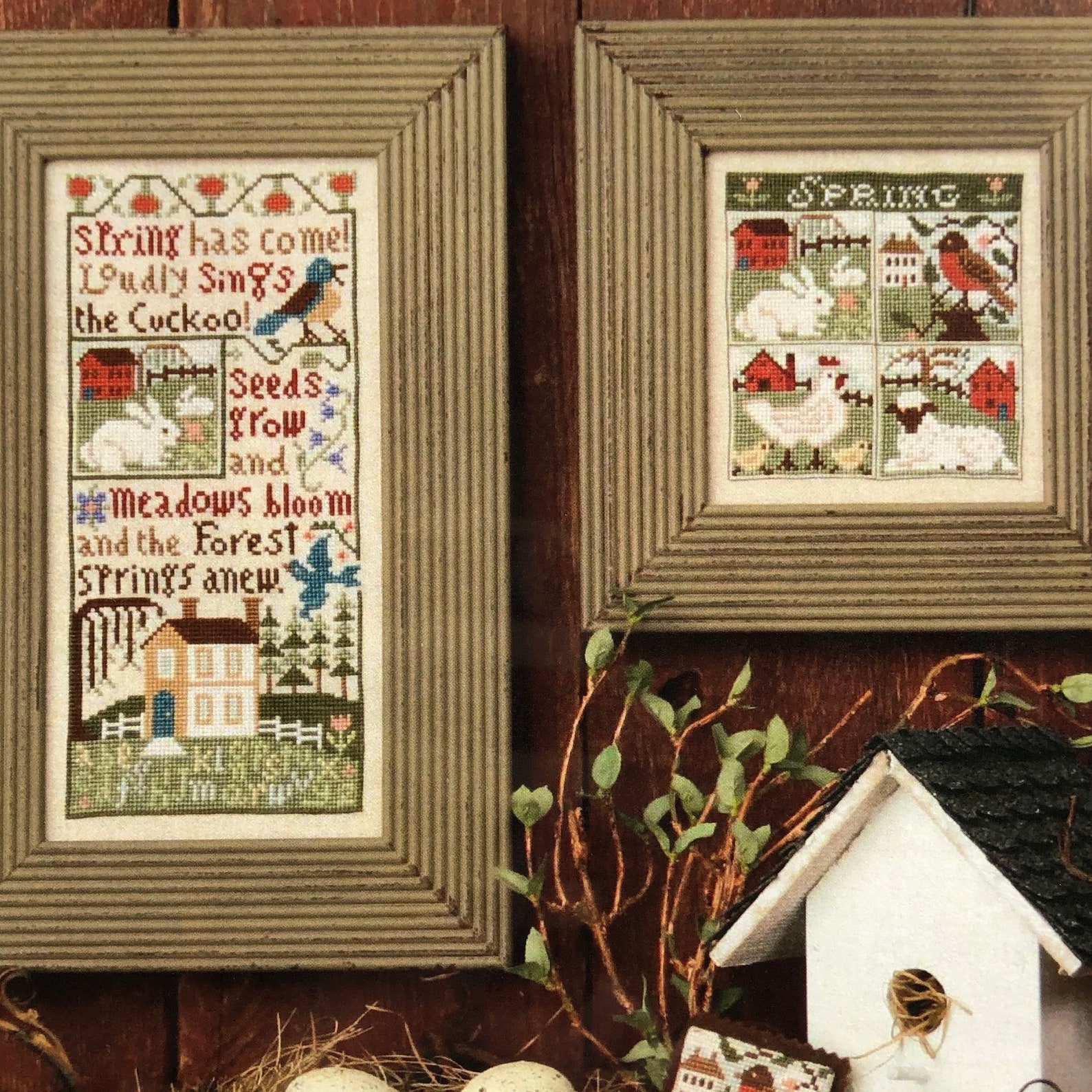Prairie Schooler No 136 / SPRING HAS COME / Cross Stitch Chart ...