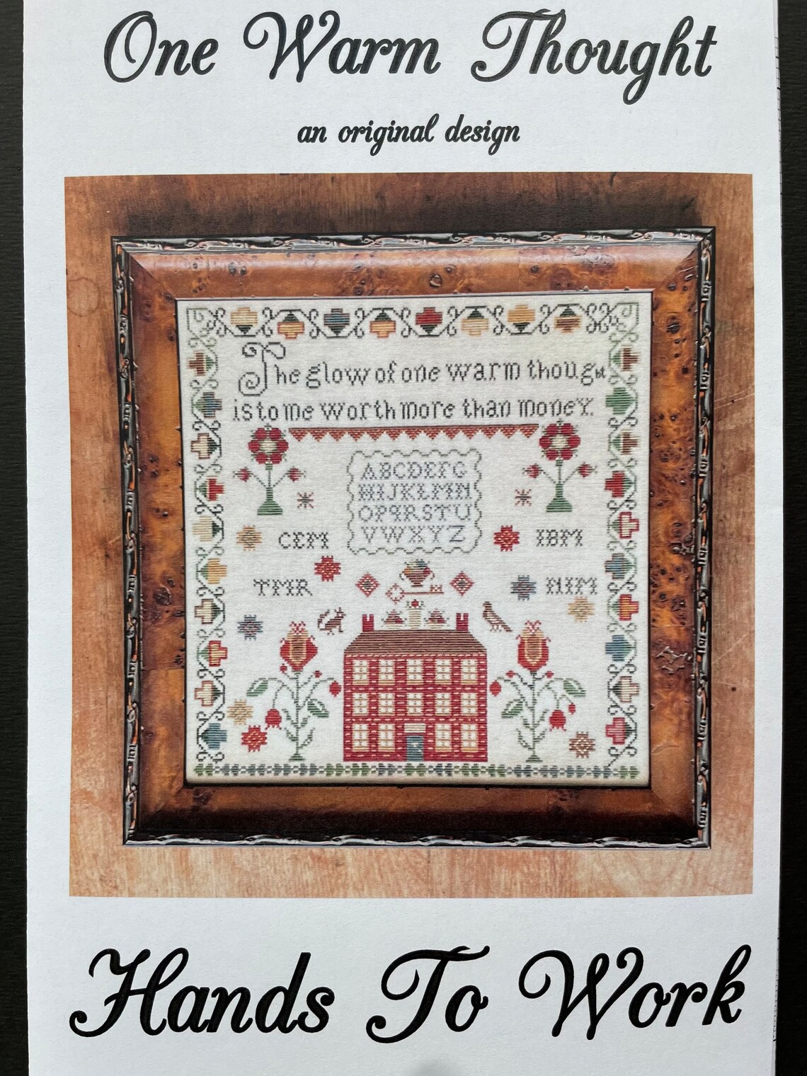 ONE WARM THOUGHT From Hands to Work / Cross Stitch Chart / Pattern Only ...