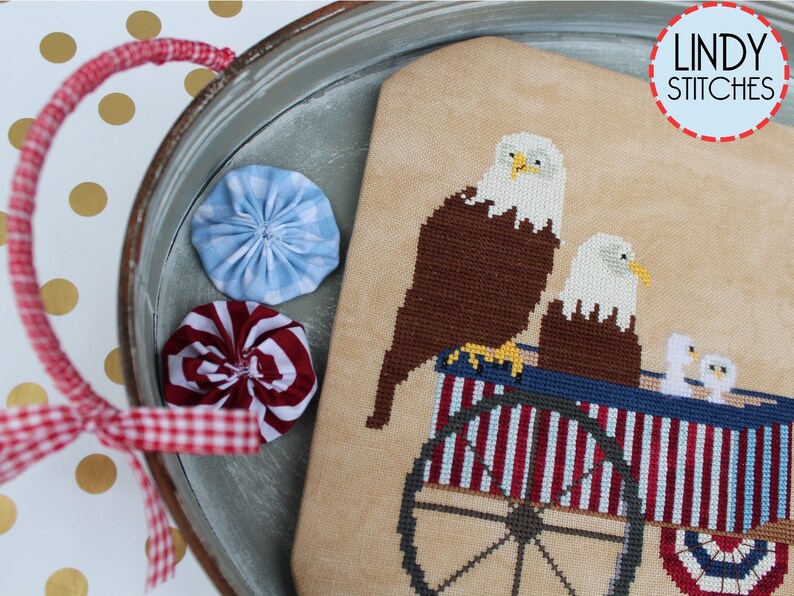 Uncle Sam's Rickshaw by Lindy Stitches / Cross Stitch - Etsy