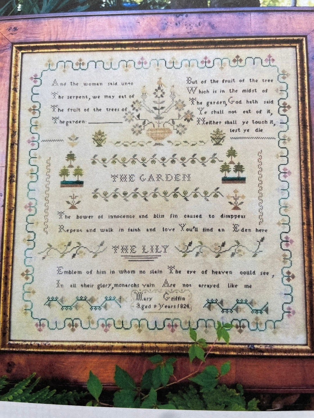 MARY GRIFFIN 1824 / by Samplers Not Forgotten / Cross Stitch Chart ...