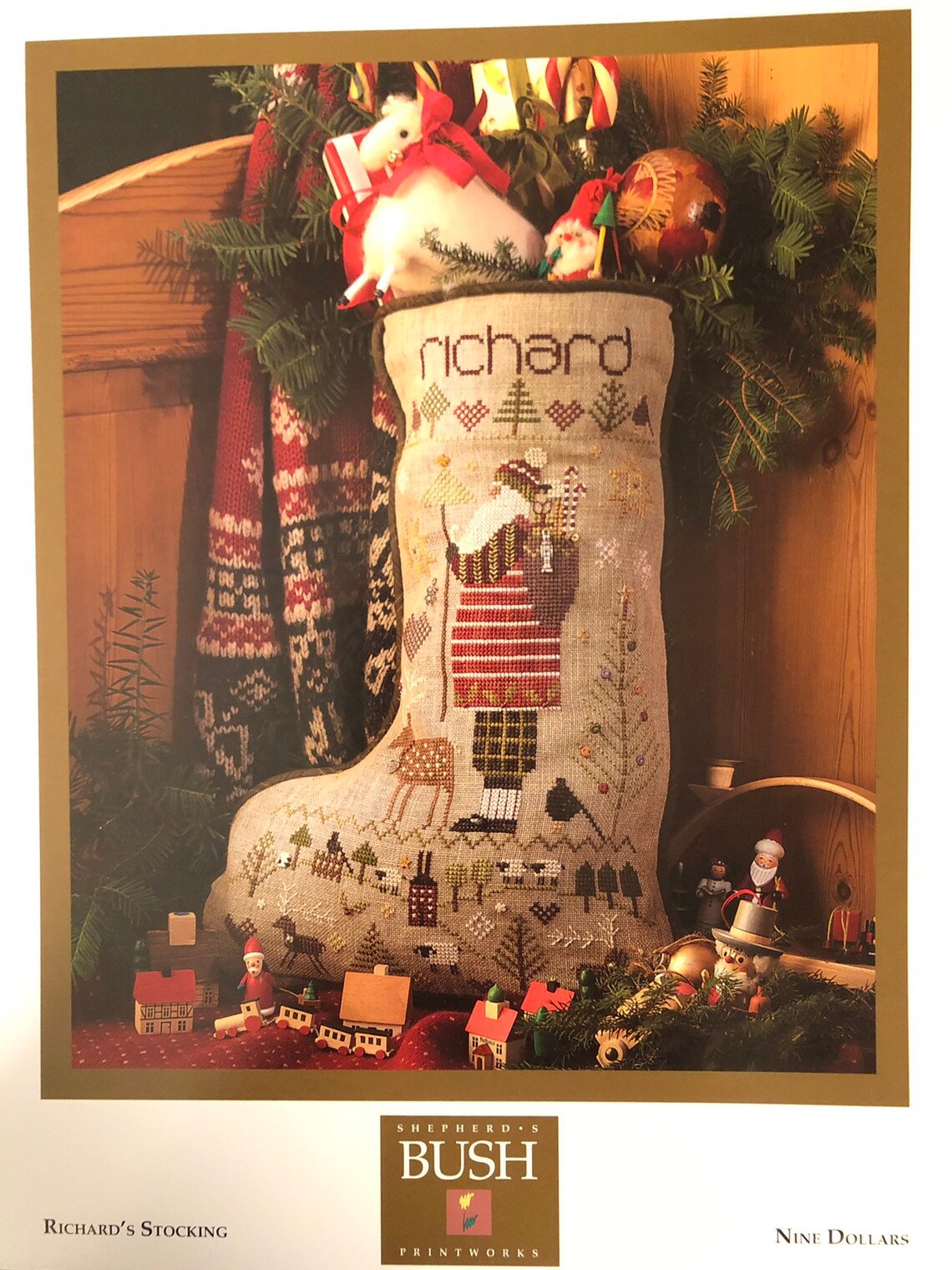 Shepherd's Bush / Richard's Stocking / Chart / Charm Pack / Beads and ...