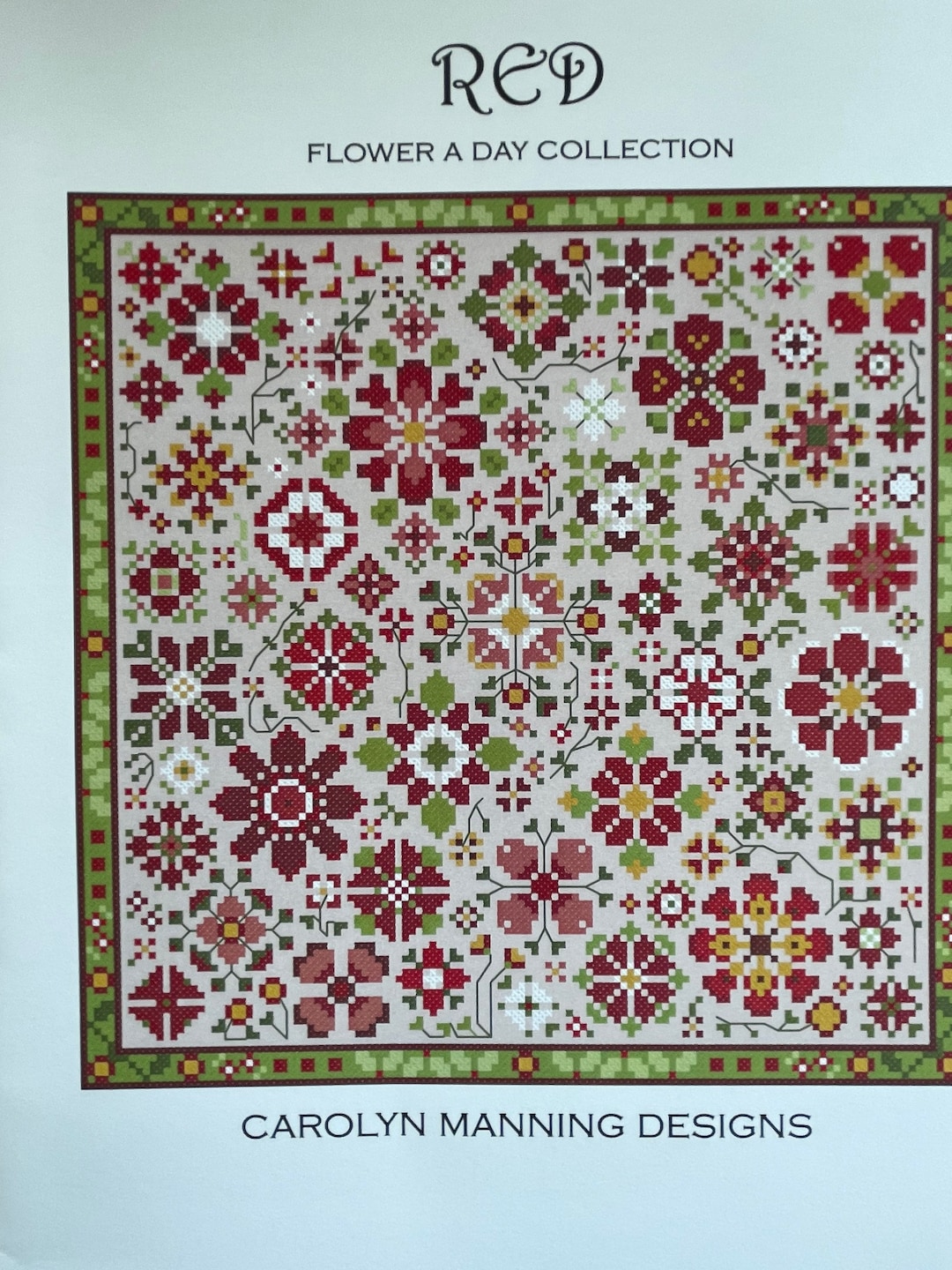 Carolyn Manning Designs / FLOWER a DAY Collection / Cross Stitch Chart ...