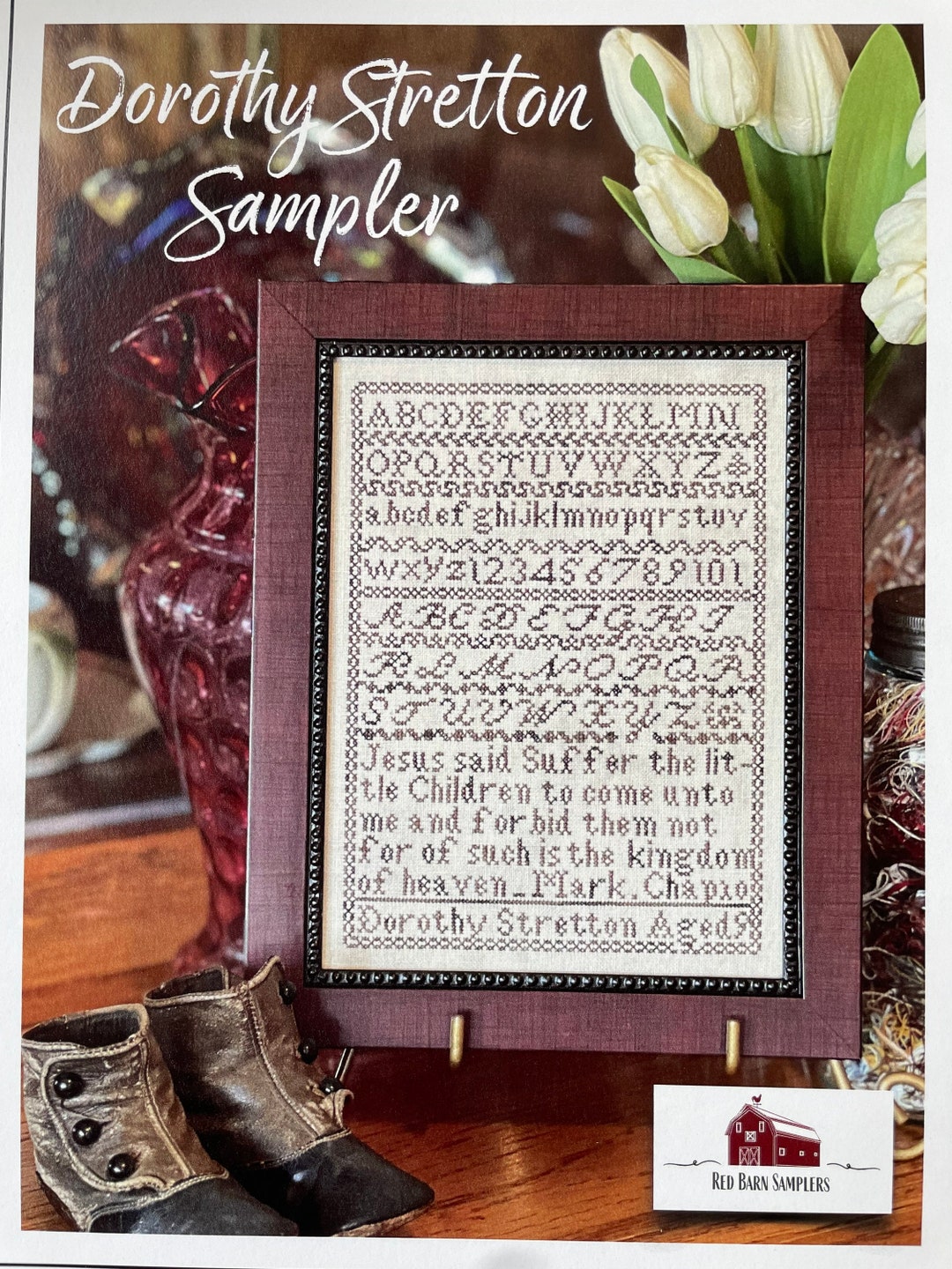 DOROTHY STRETTON Sampler / Red Barn Samplers / Sampler / Cross Stitch ...