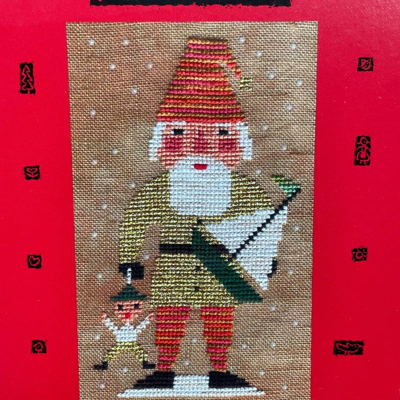 Primitive Santa Pattern - Etsy