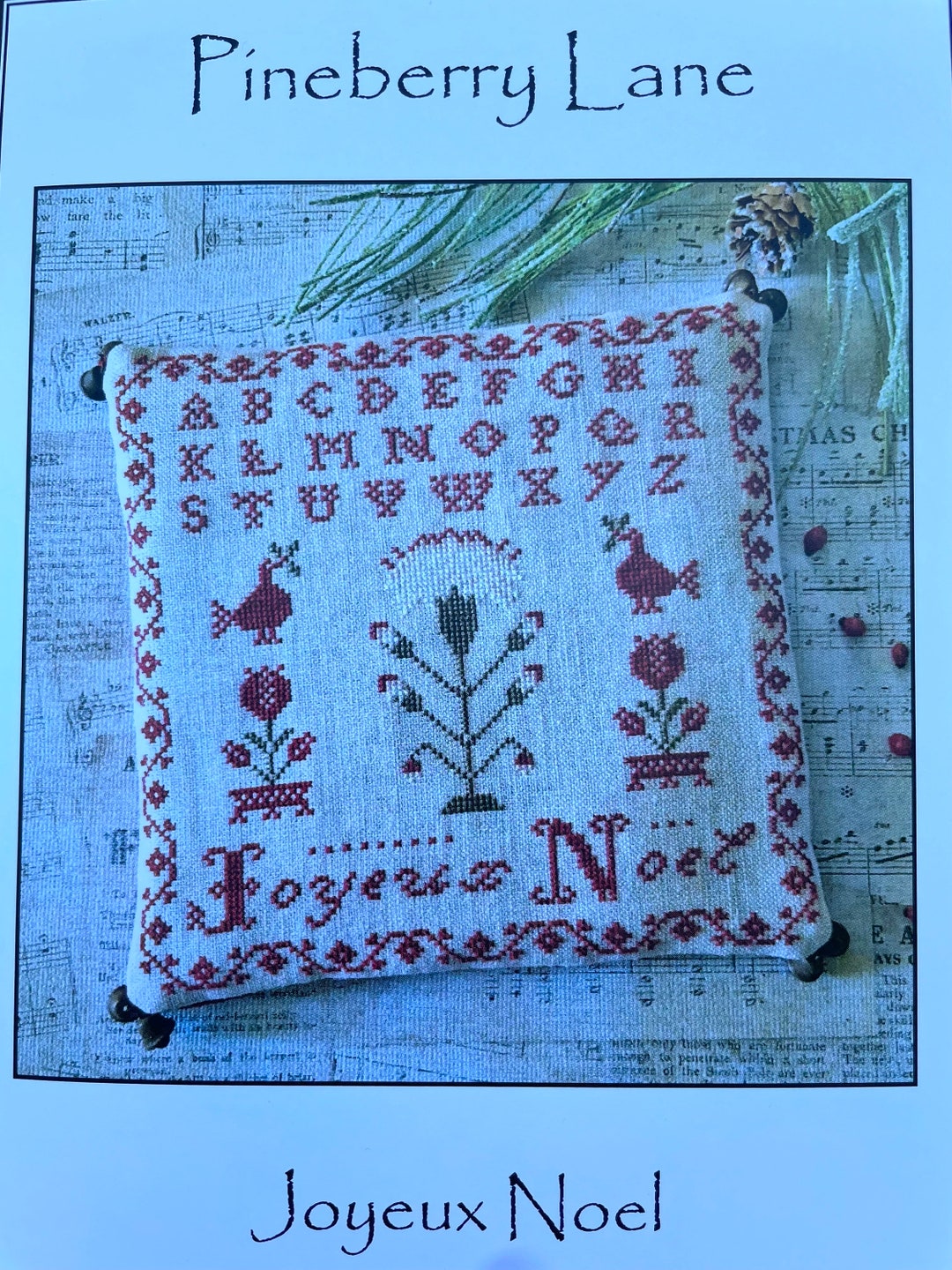 Pineberry Lane / JOYEUX NOEL / Cross Stitch Chart / Pattern Only - Etsy