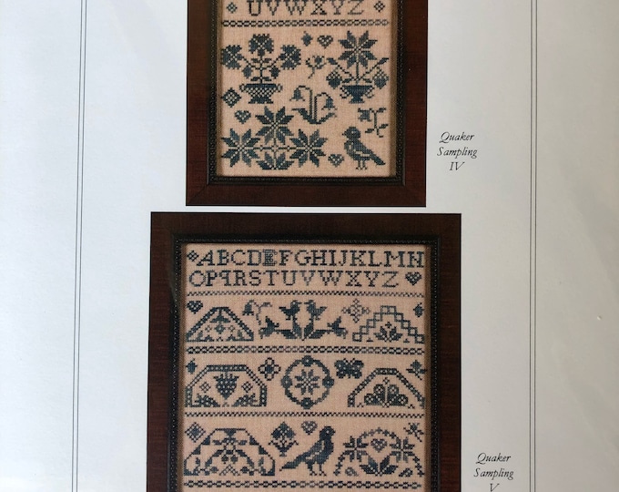 Mini Quaker Samplings / With My Needle / Cross Stitch Chart / Counted ...