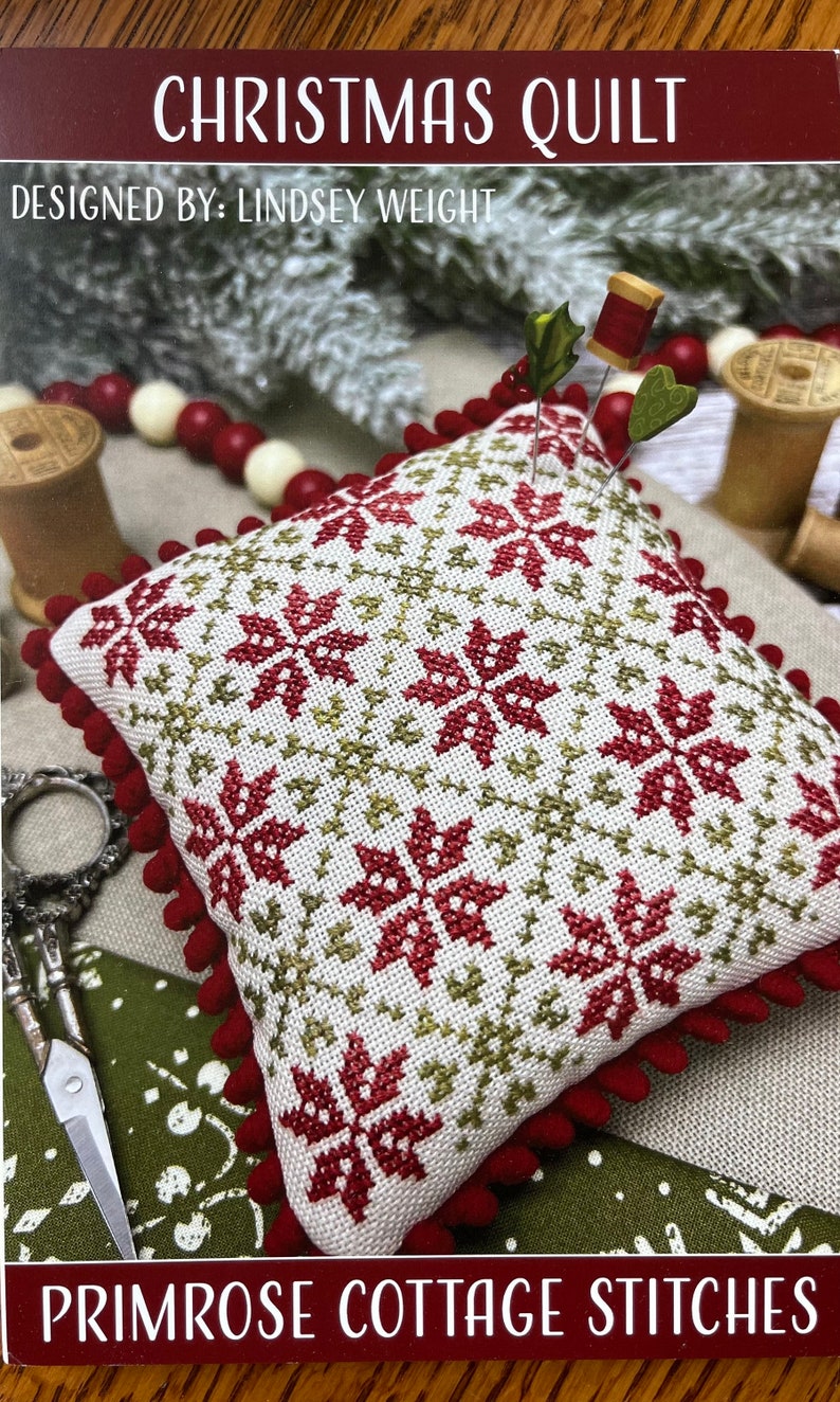 Primrose Cottage Stitches / CHRISTMAS QUILT / Cross Stitch Chart - Etsy