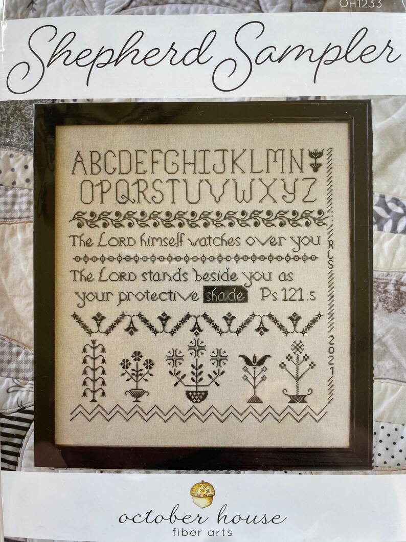 SHEPHERD SAMPLER / October House Fiber Arts / Cross Stitch - Etsy