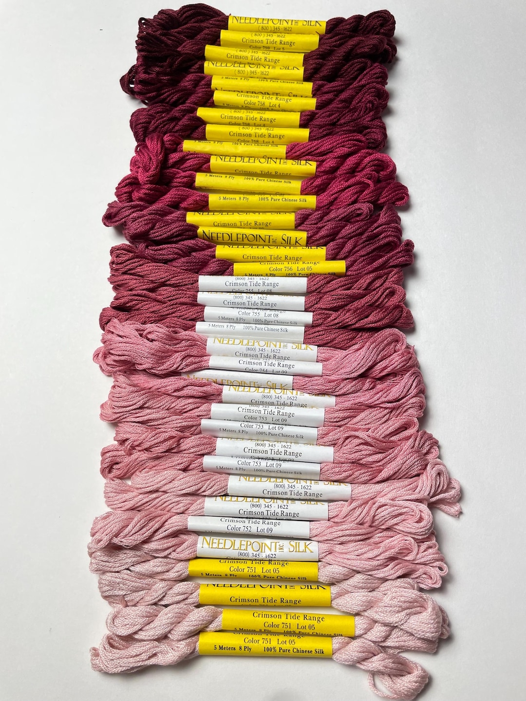 NPI Silk / CRIMSON TIDE Range Colors 751-759 - Etsy