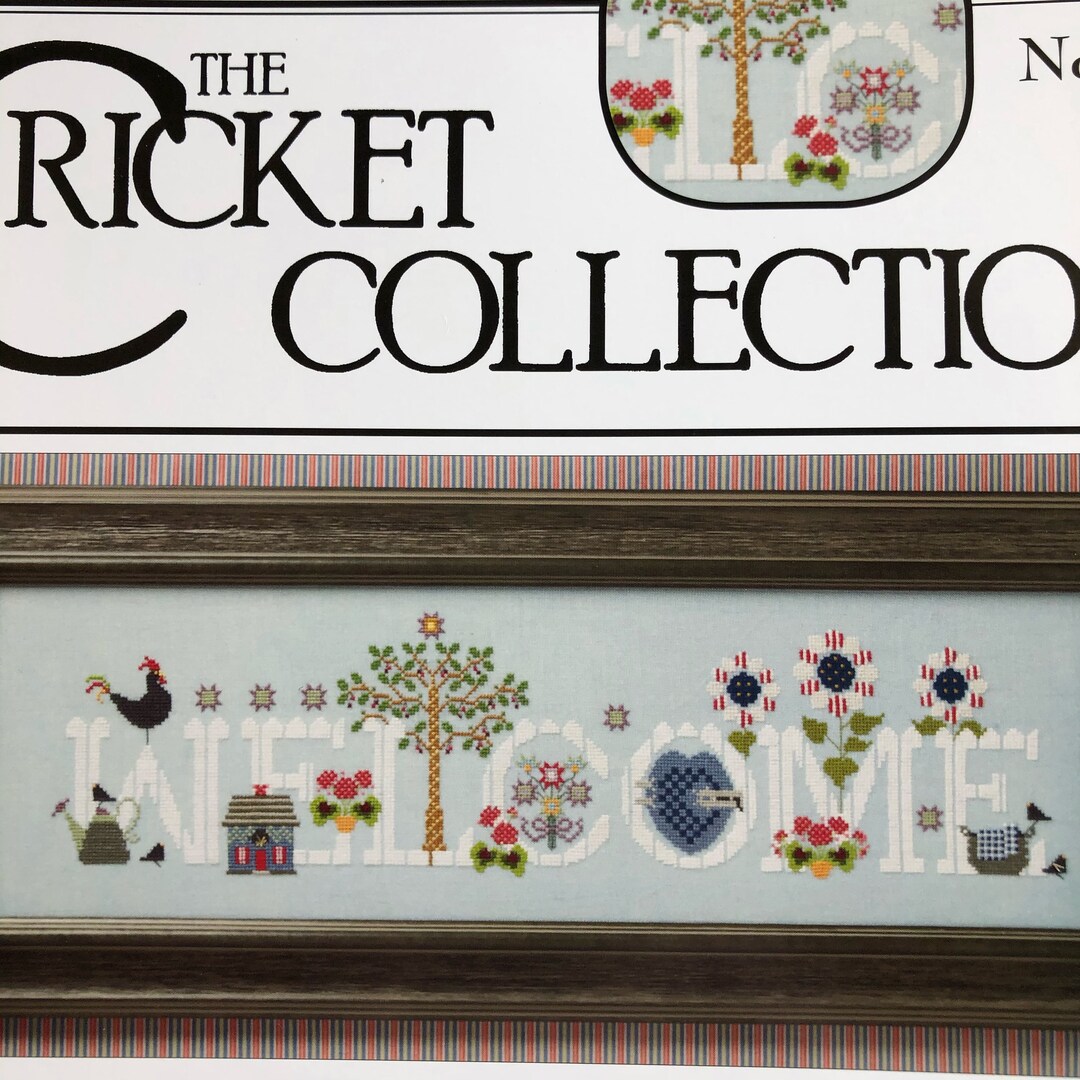 Cross Eyed Cricket / Cottage WELCOME / the Cricket Collection /cross ...
