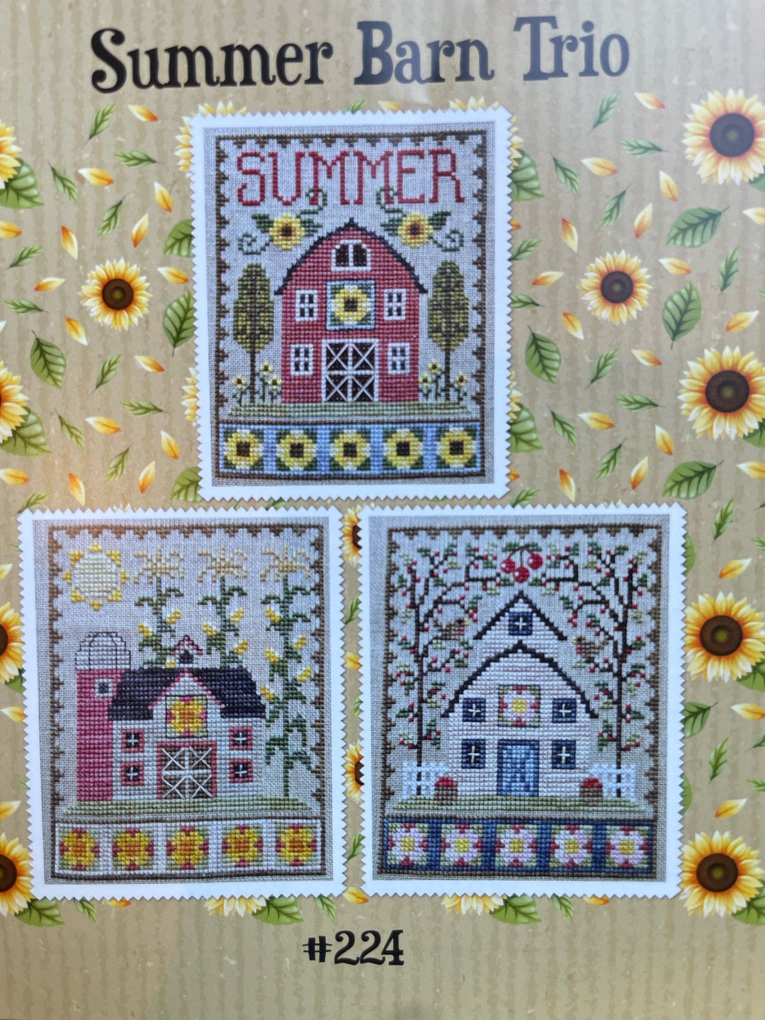 Waxing Moon Designs / SEASONS BARN Trio Series / Choose Season / Cross ...