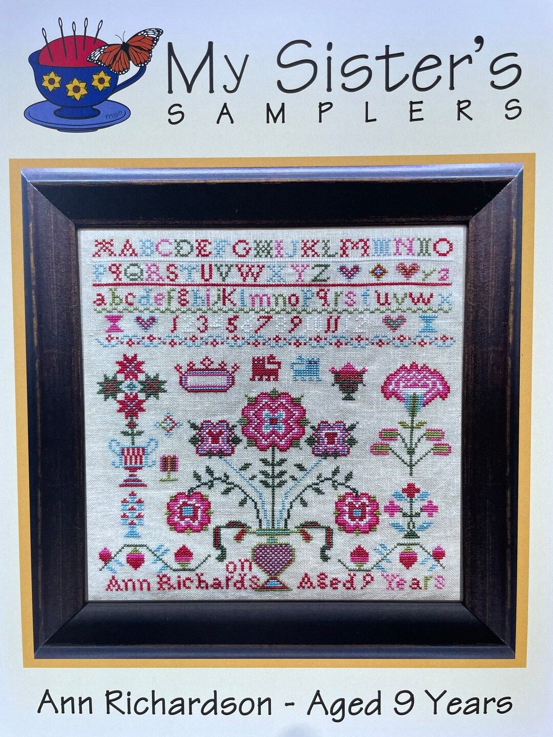 ANN RICHARDSON / My Sister’s Samplers / Cross Stitch / Sampler - Etsy