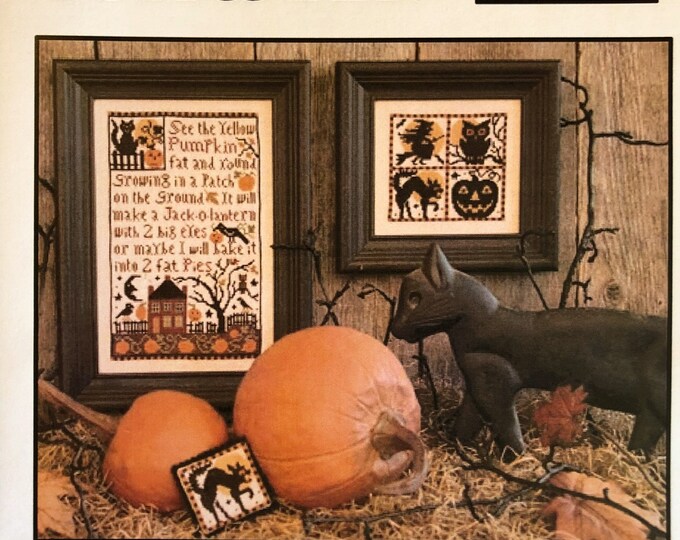 Prairie Schooler No 140 / Pumpkin Patch / Reprint /cross Stitch Chart ...