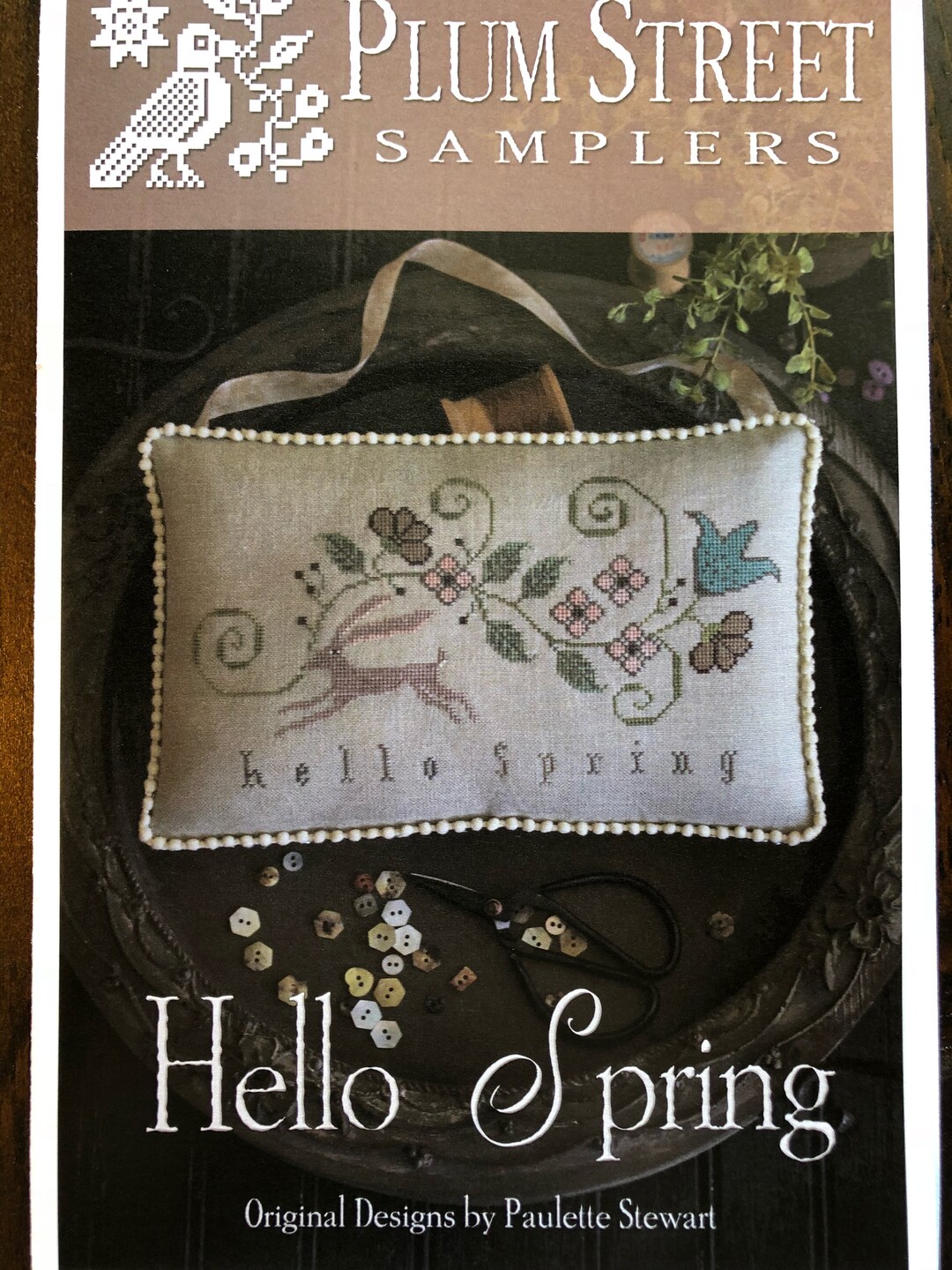 Plum Street Samplers / Hello Spring / Cross Stitch Chart - Etsy