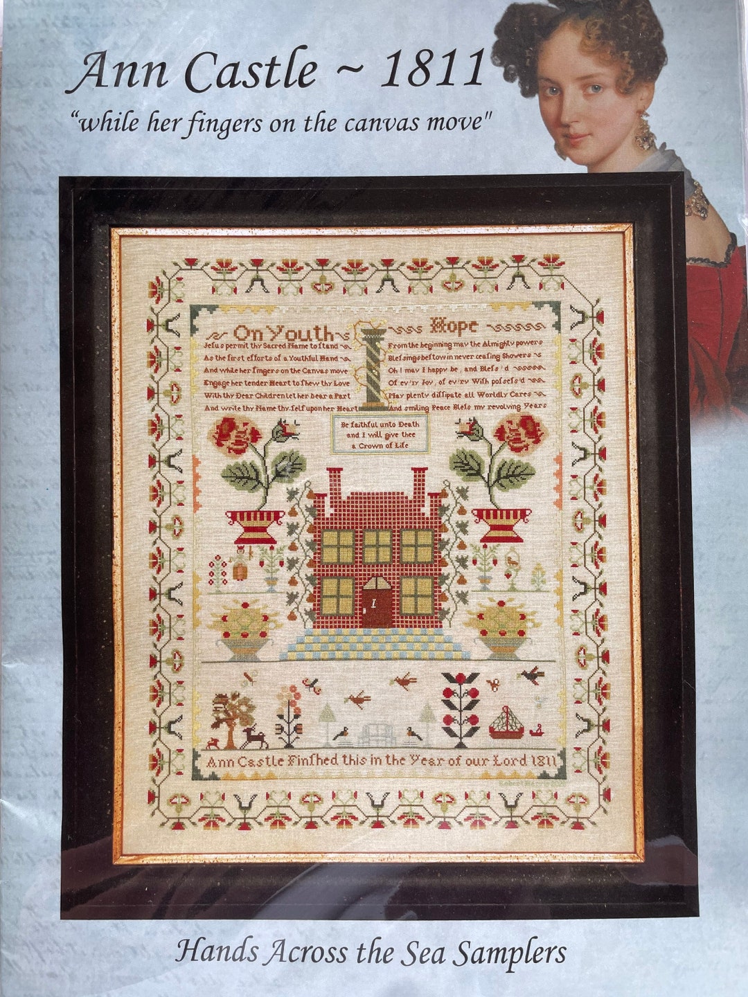 ANN CASTLE 1811 / Hands Across the Sea Samplers / Cross Stitch - Etsy