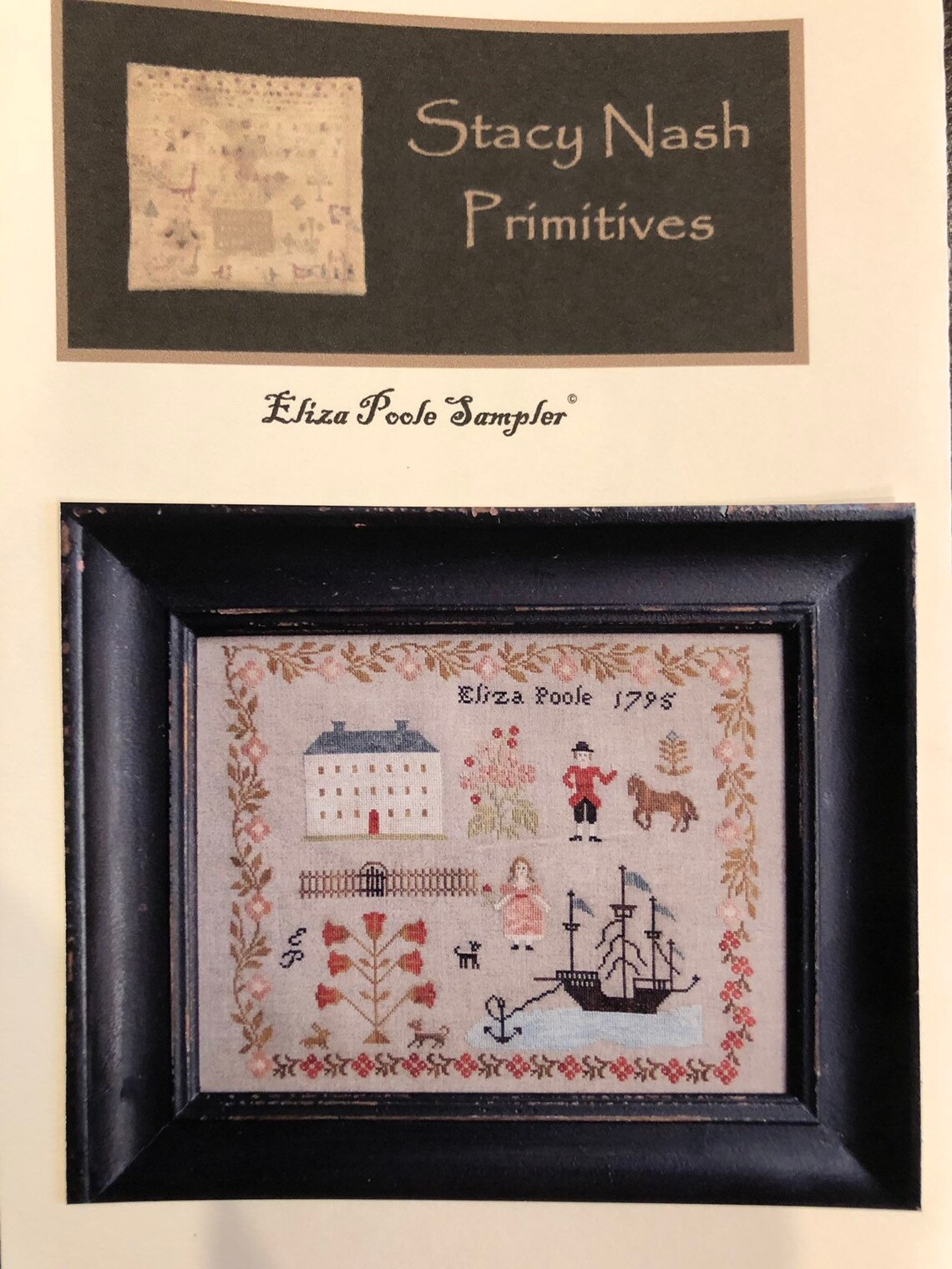 Eliza Poole Sampler / Stacy Nash Primitives / Cross Stitch - Etsy