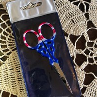 3-3/4 Inch Stars and Stripes Embroidery Scissors American Flag - Etsy