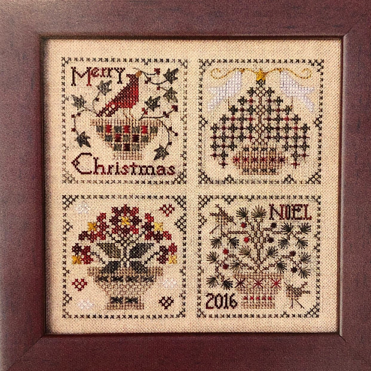 The Drawn Thread/ CHRISTMAS BASKETS / Cross Stitch Chart / Pattern Only ...