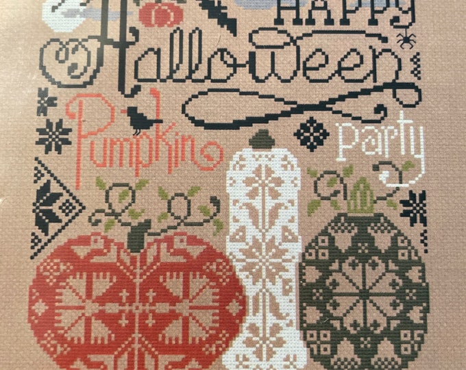 Jardin Prive’ / HAPPY Halloween PUMPKIN PARTY / Cross Stitch Chart / Pattern Only - Etsy