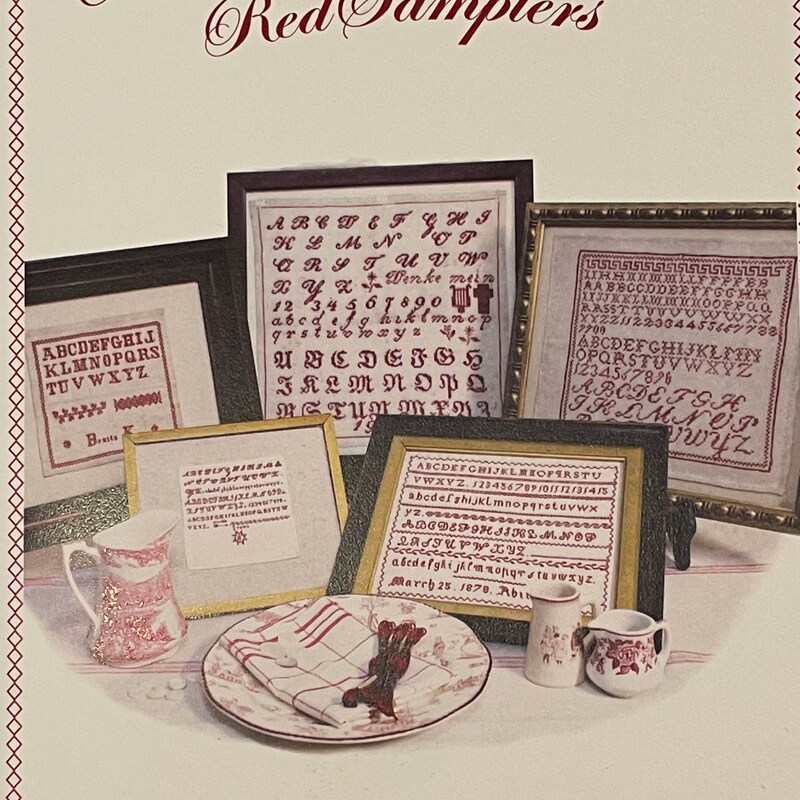 Red Sampler - Etsy
