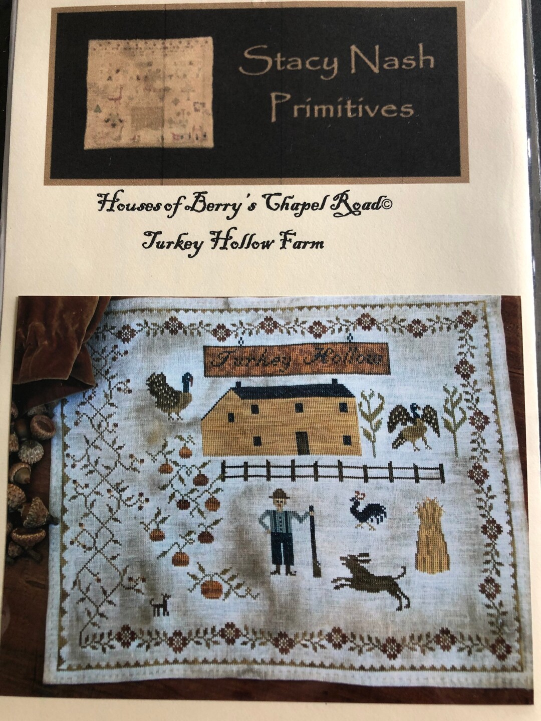 Turkey Hollow Farm Sampler / Stacy Nash Primitives / Cross Stitch Chart / Pattern Only - Etsy