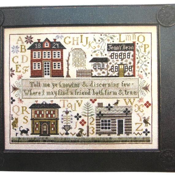 Jenny Beans Friendship Sampler / Shakespeares Peddler / - Etsy