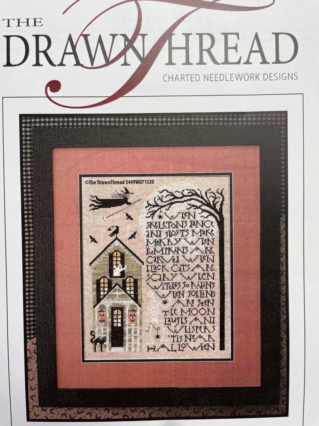 The Drawn Thread/ WHEN SKELETONS DANCE / Halloween Sampler/ Cross ...