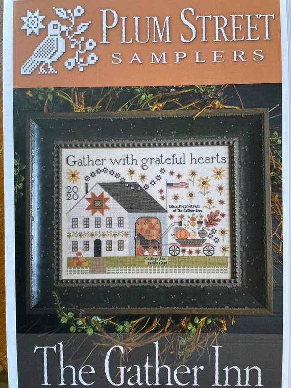 Plum Street Samplers / the GATHER INN / Cross Stitch Chart - Etsy