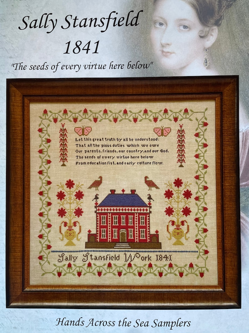 SALLY STANSFIELD 1841 / Hands Across the Sea Samplers / Cross Stitch ...