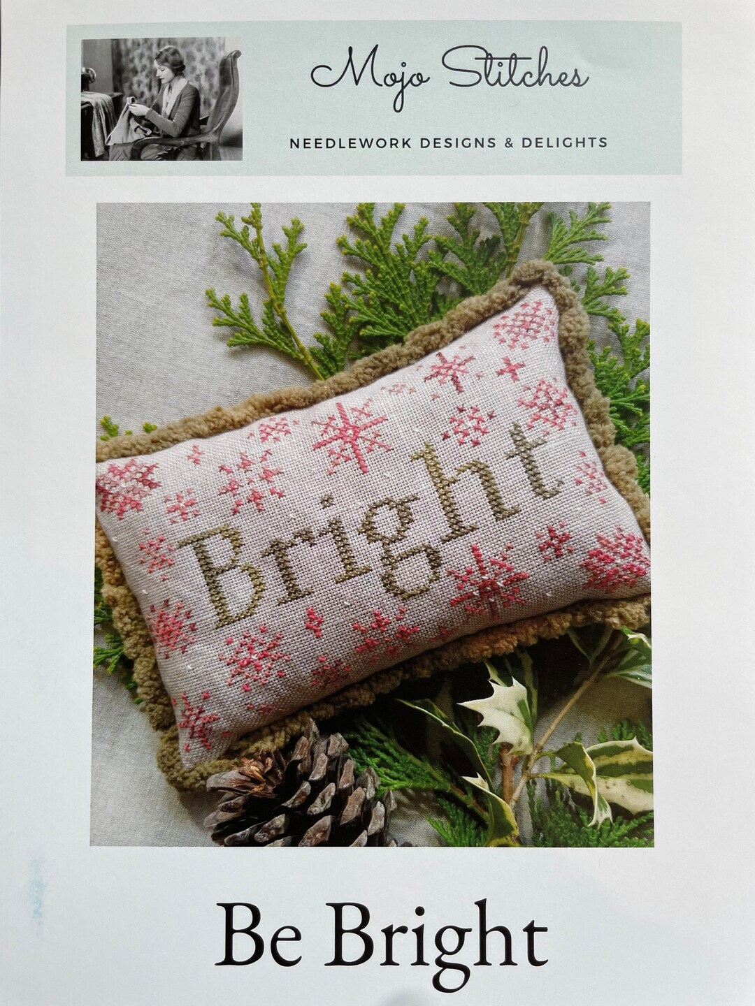 BE BRIGHT by Mojo Stitches / Cross Stitch Chart / Pattern Only - Etsy