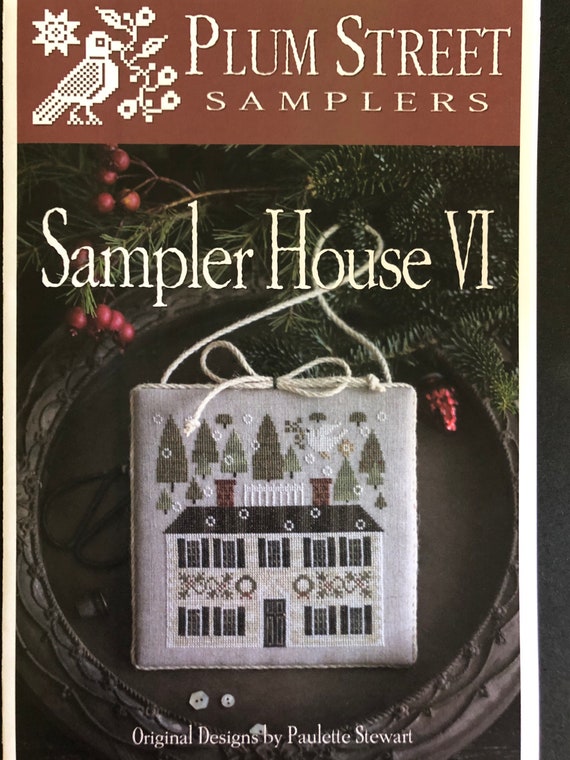 Plum Street Samplers / Sampler House VI /cross Stitch Chart / | Etsy