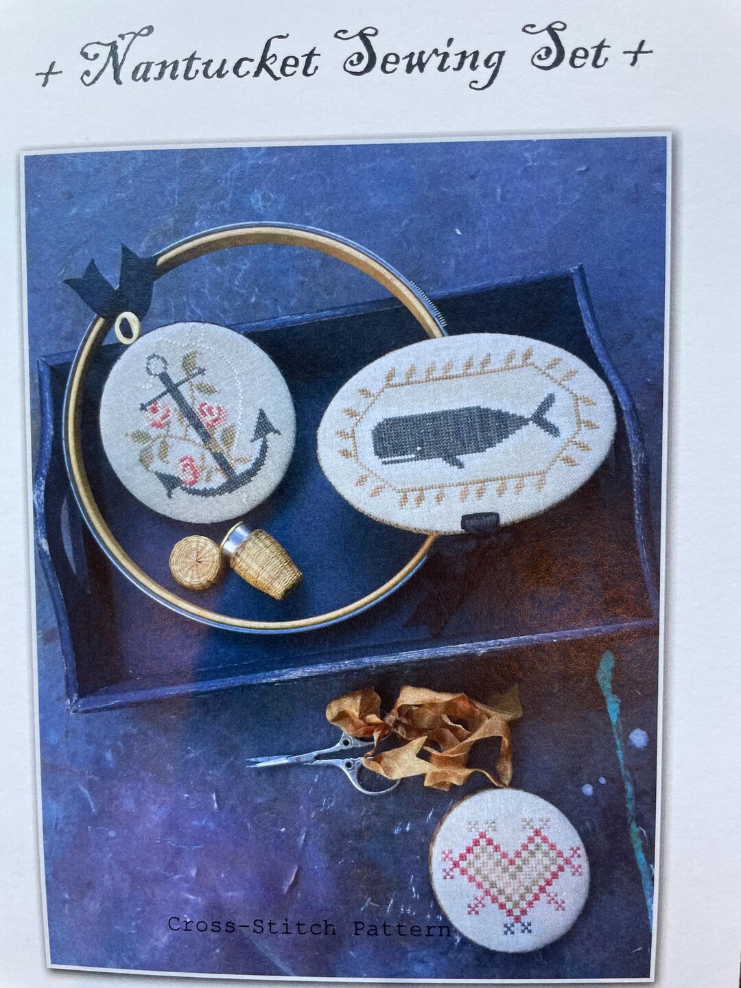 NANTUCKET SEWING SET / Stacy Nash Primitives / Cross Stitch Chart ...