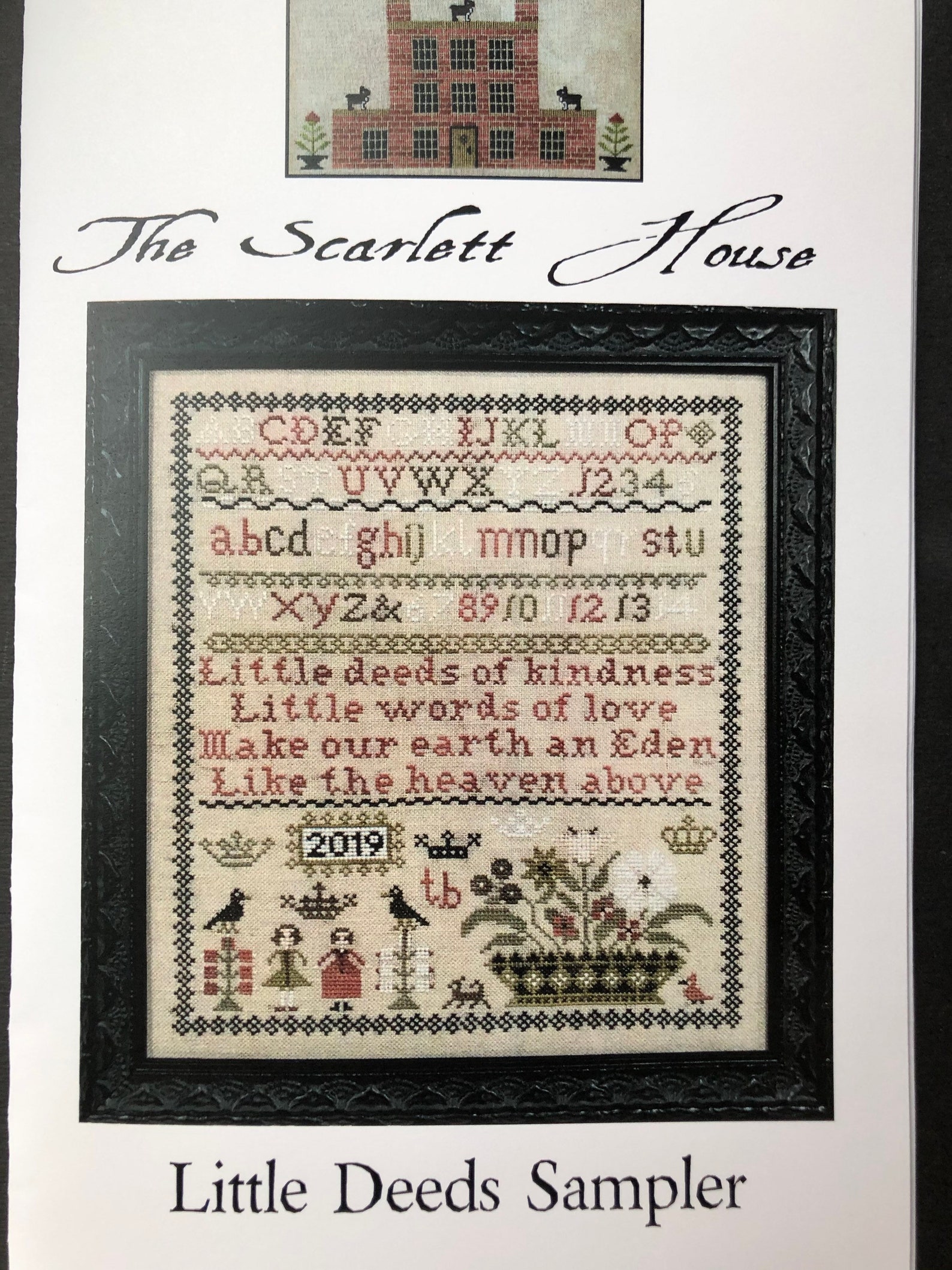 LITTLE DEEDS SAMPLER / the Scarlett House / Sampler / Cross Stitch - Etsy