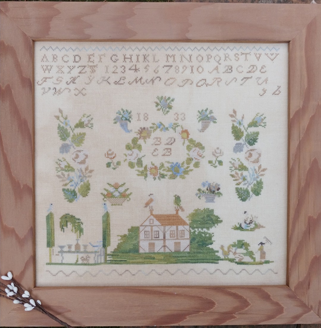 Expo! AFTERNOON in the GARDEN by Mojo Stitches / Cross Stitch Chart ...