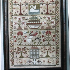 SMITH SAMPLER From the Scarlett House / Sampler Reproduction / Cross ...