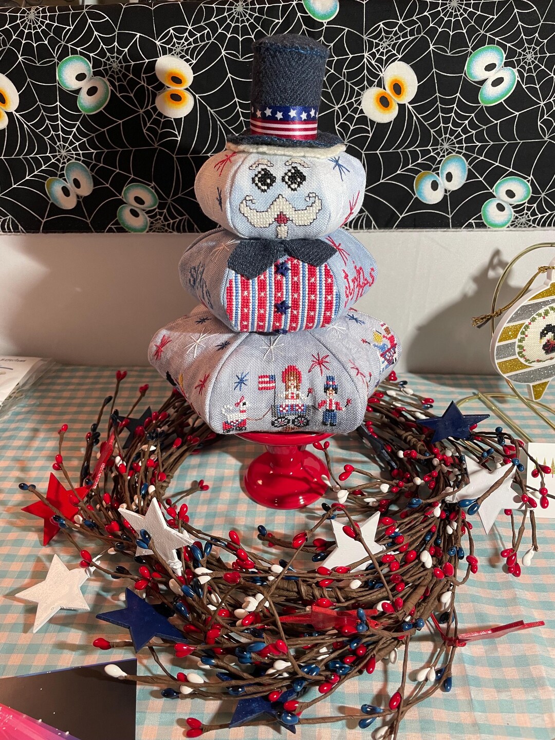 Praiseworthy Stitches / STARS and STRIPES Stacker /cross Stitch Chart ...