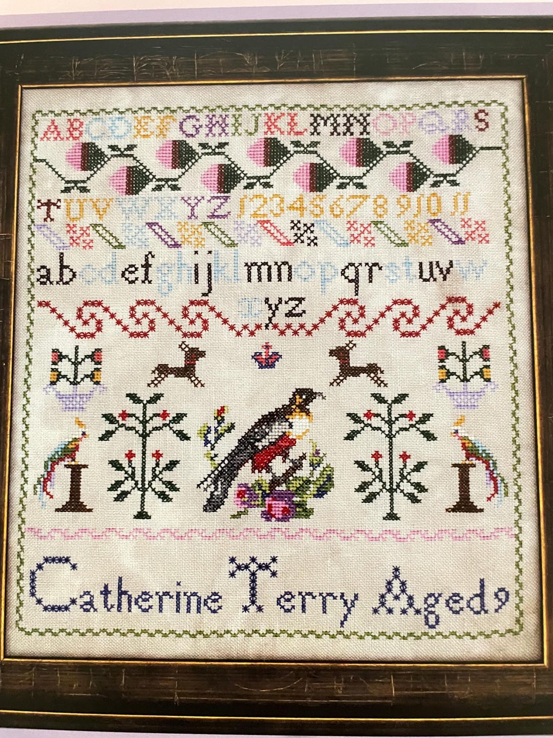 CATHERINE TERRY / My Sister’s Samplers / Cross Stitch / Sampler - Etsy