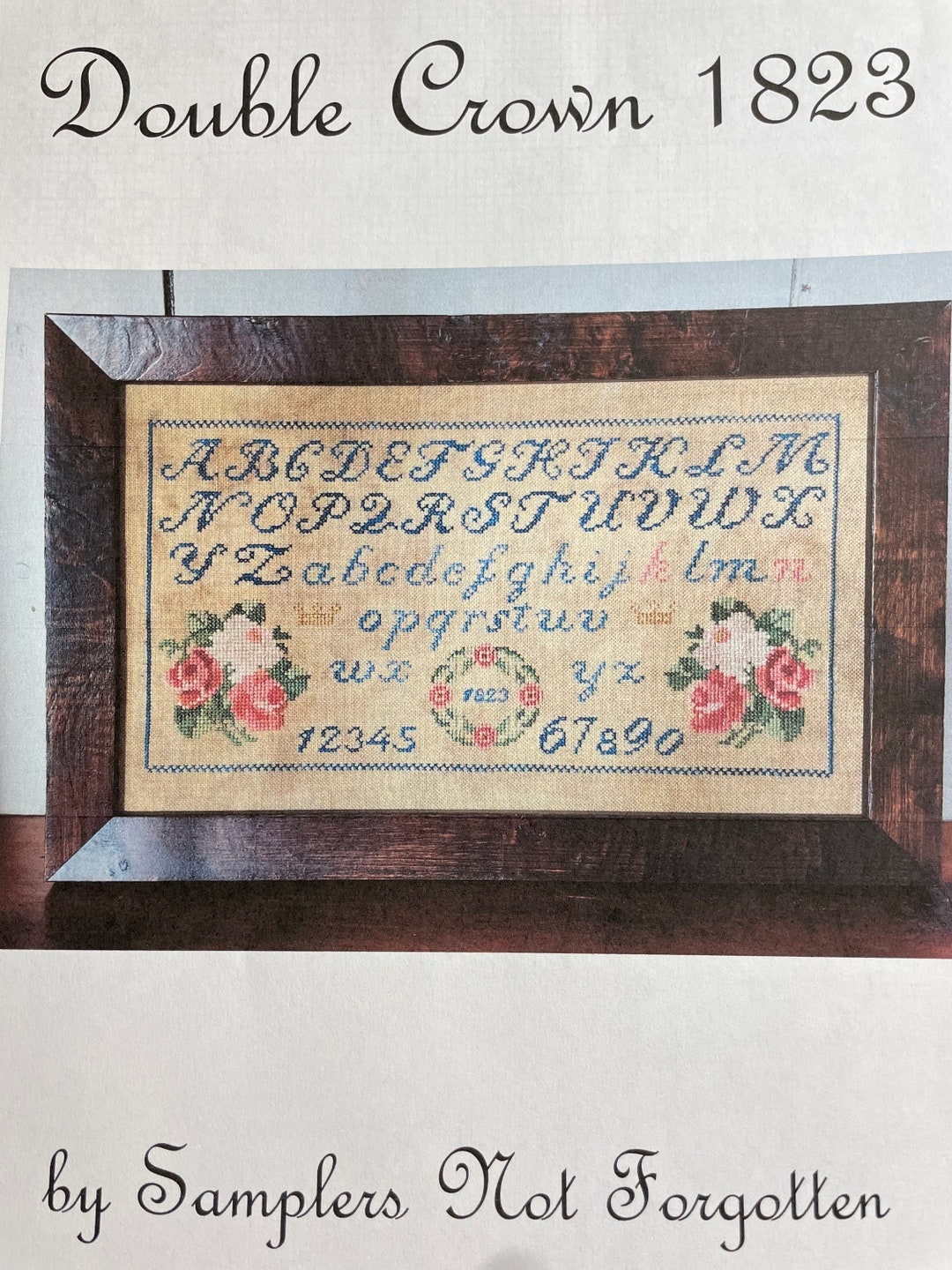 DOUBLE CROWN 1823 / by Samplers Not Forgotten / Cross Stitch Chart ...