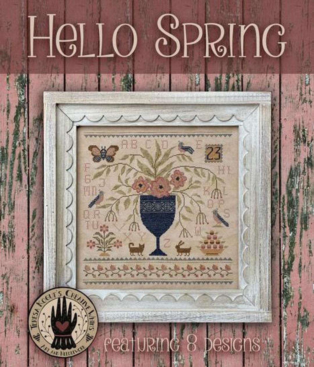 HELLO SPRING BOOK by Teresa Kogut / Cross Stitch Pattern - Etsy