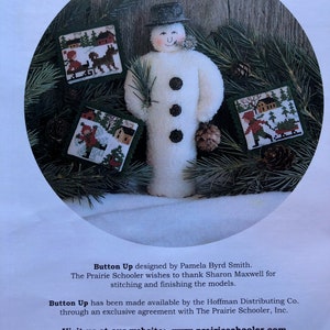 Prairie Schooler Book 143 / Button Up/ Cross Stitch Chart / Counted ...