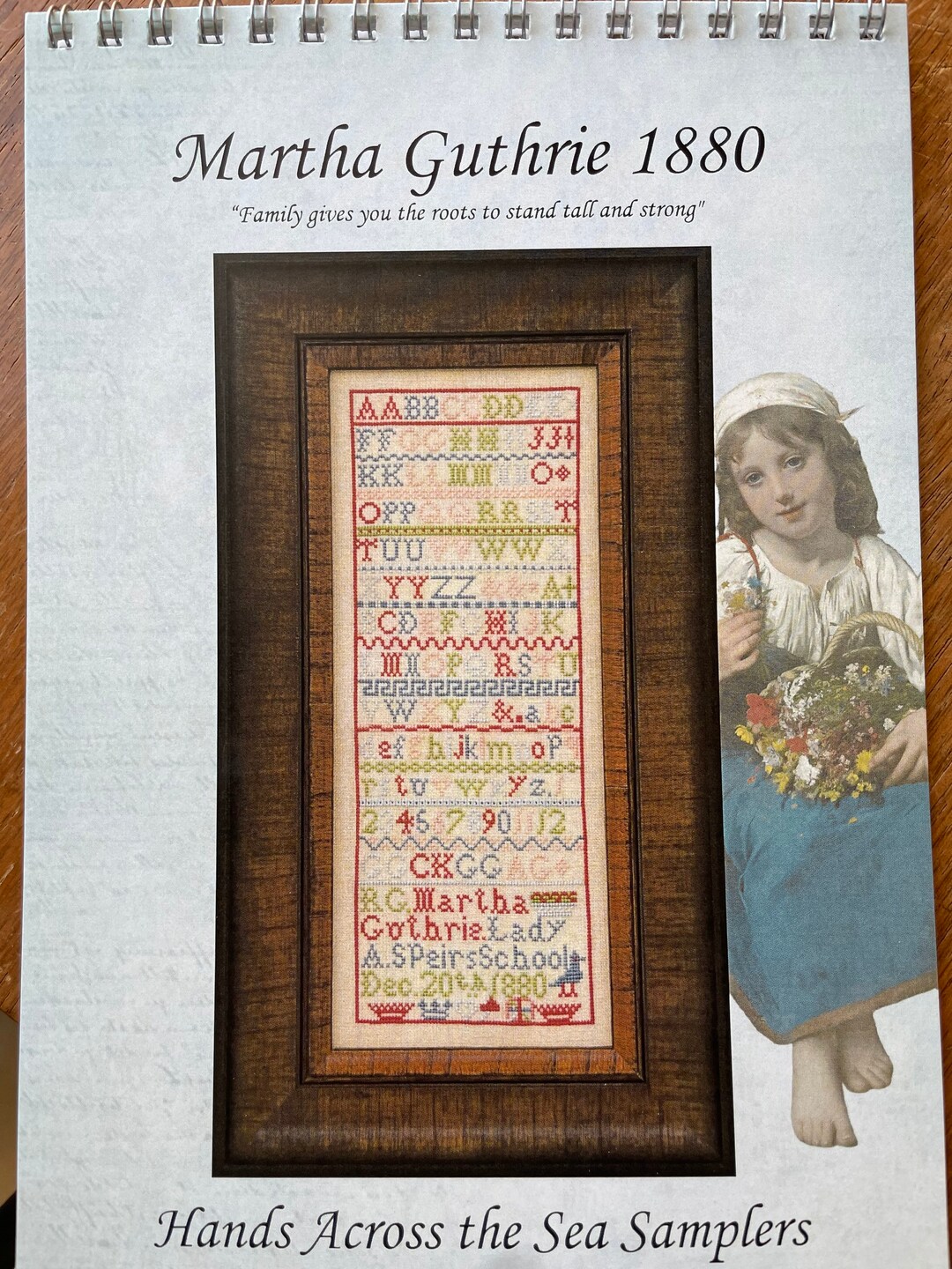 MARTHA GUTHRIE 1880 / Hands Across the Sea Samplers / Cross Stitch ...