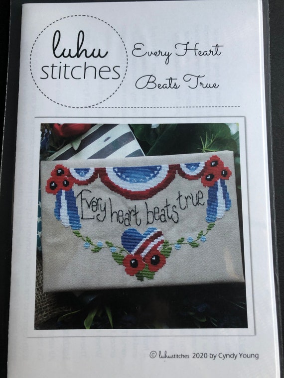 Every Heart Beats True by Luhu Stitches / Cross Stitch Chart / | Etsy