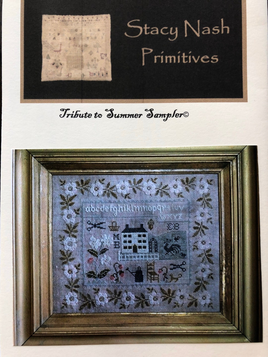 Tribute to SUMMER Sampler / Stacy Nash Primitives / Cross Stitch Chart / Pattern Only - Etsy