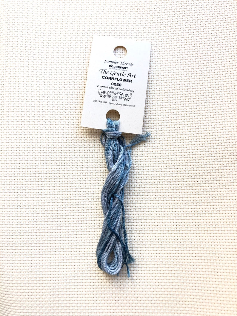 Gentle Art / BLUES / Floss / Cross Stitch / Embroidery / Needlework ...