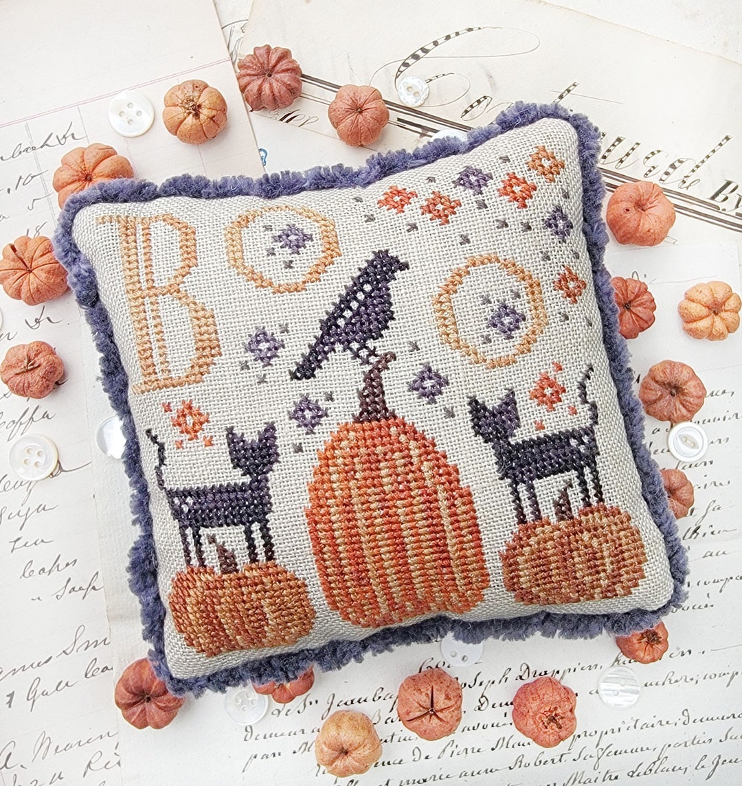 Hello From Liz Matthews / BOO / Cross Stitch Chart / Pattern Only - Etsy