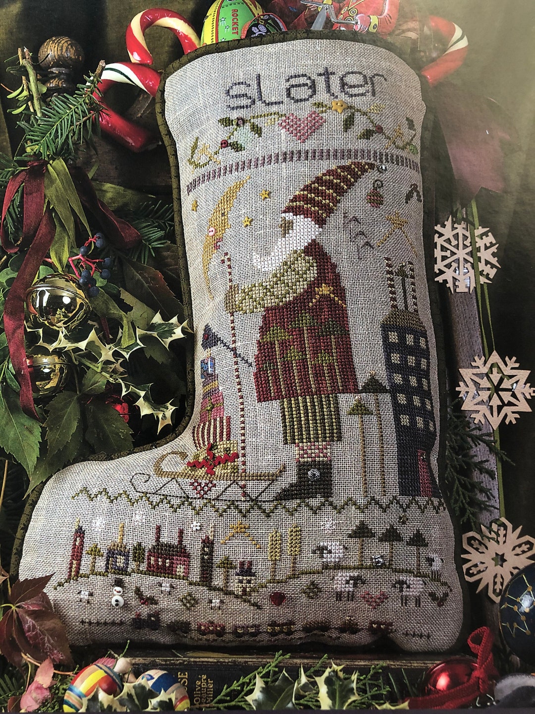 Shepherd's Bush / Slater’s Stocking / Chart or Bead/charms Options - Etsy