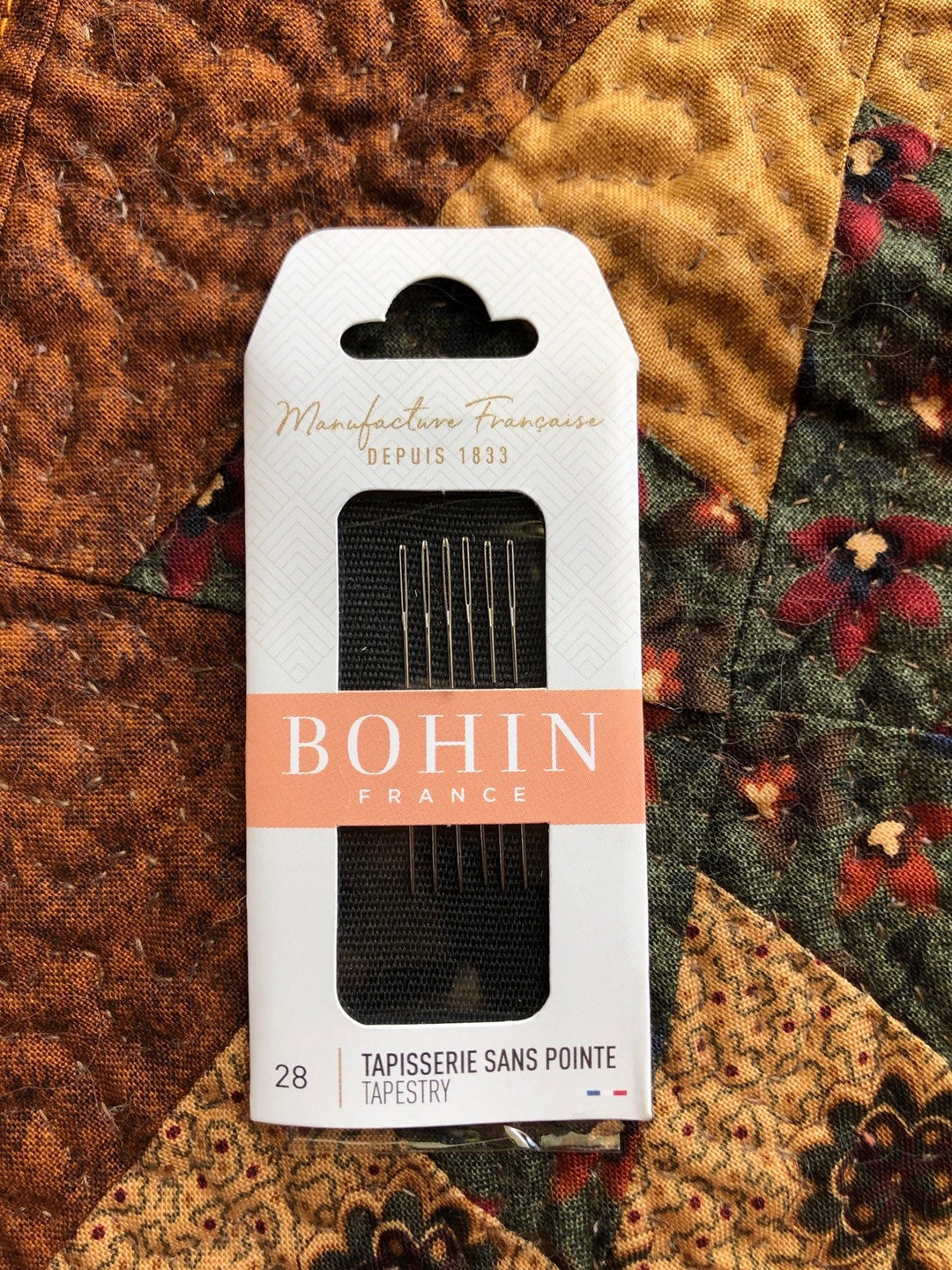 Bohin Tapestry Needle Set / Choose Size 24, 26 or 28 / One Pack of 6 ...