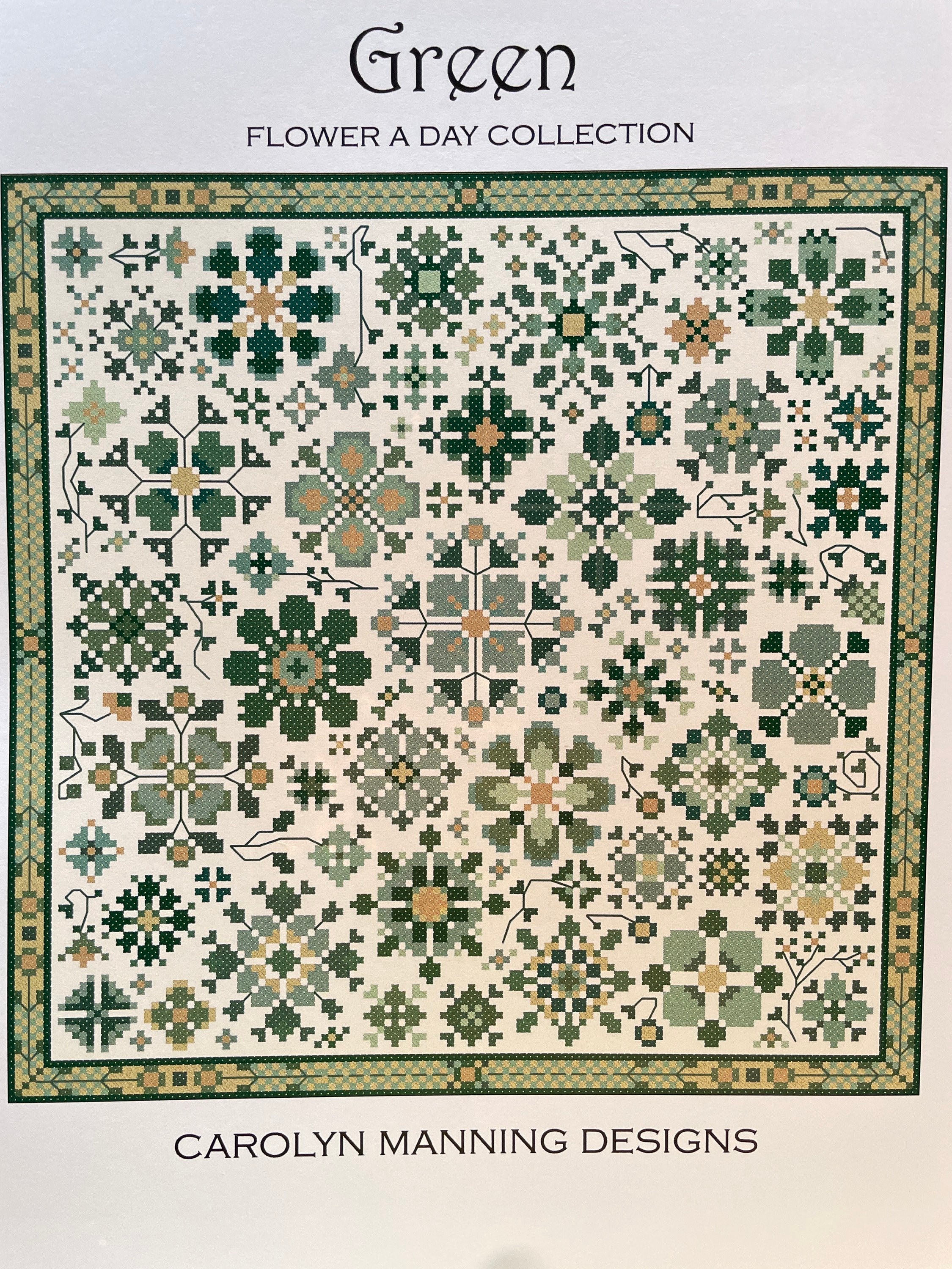 Carolyn Manning Designs / FLOWER a DAY Collection / Cross Stitch Chart ...