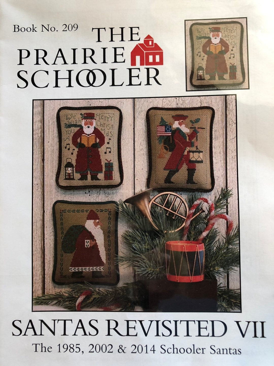 Prairie Schooler No 203-209, 212 / Santas Revisited Series / Cross ...