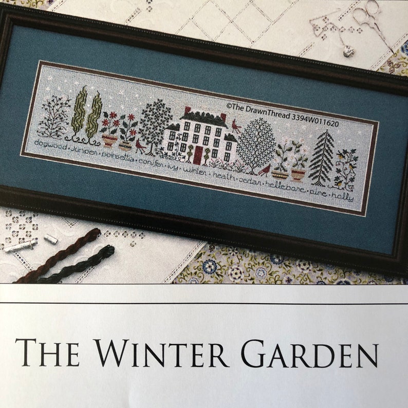 The Drawn Thread/ the WINTER GARDEN / Sampler/ Cross Stitch / Pattern ...
